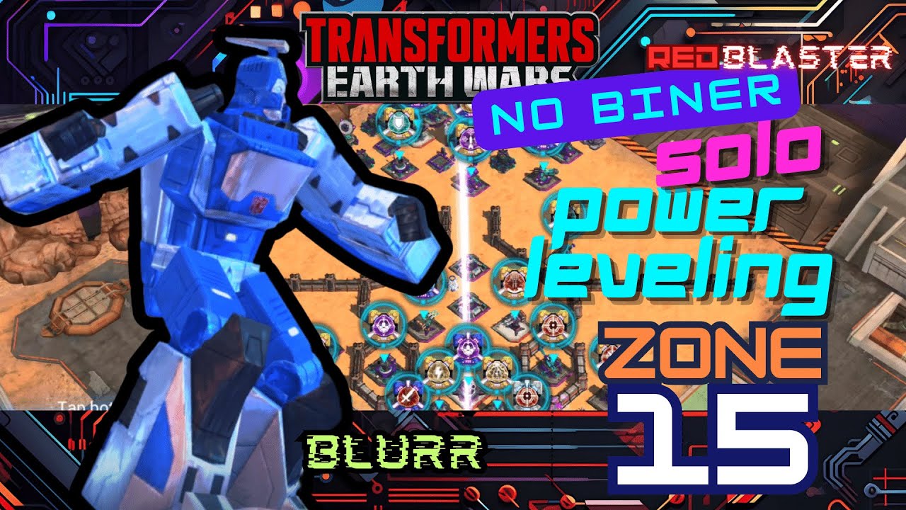 Transformers Earth Wars No Combiner Power Leveling with Blurr Solo 25K ...