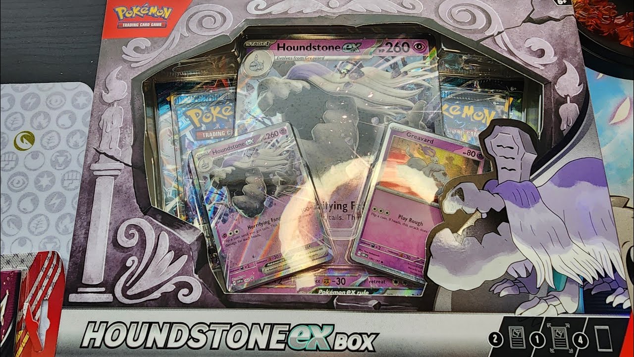 Houndstone ex Box - Pokemon Cards Opening - YouTube