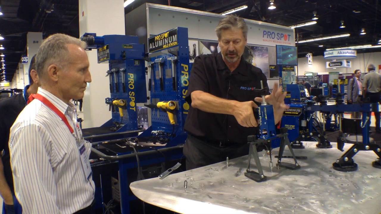 PRO SPOT DEMOS ALUMINUM DENT REPAIR USING AL-5 - YouTube