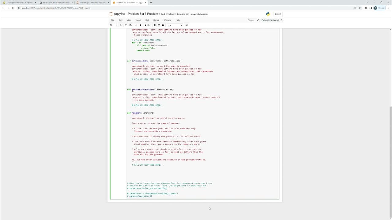 CPSC 2100 Problem Set 3 Problem 1 - YouTube