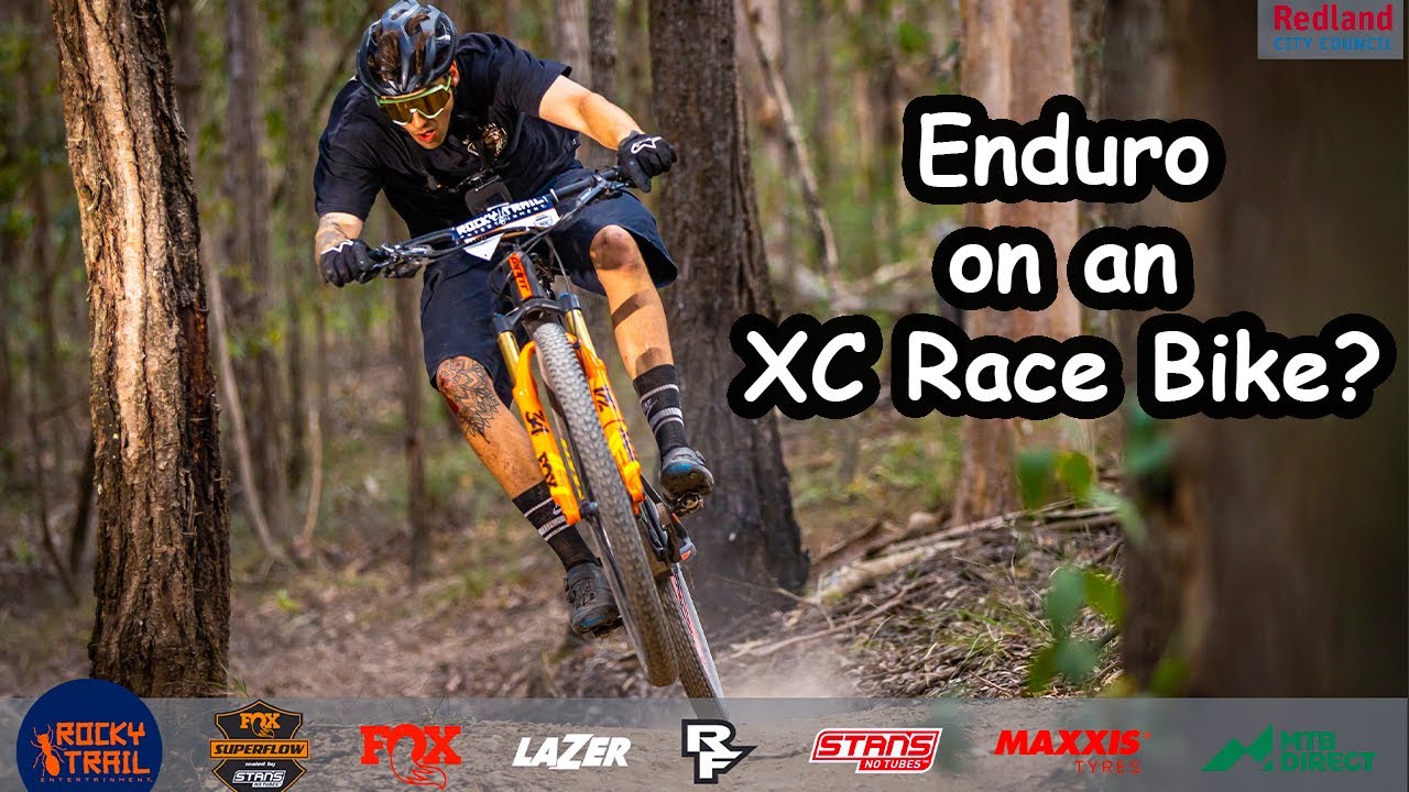 POV: You Ride an XC bike at an Enduro Race... Mt Cotton - Fox Superflow ...