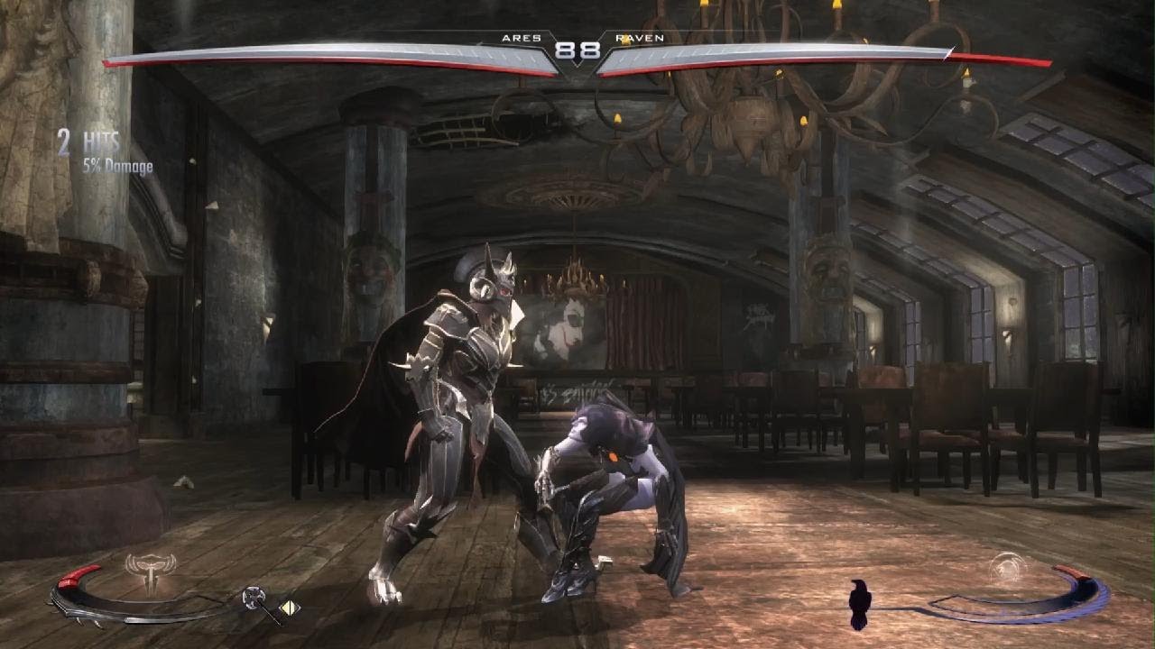 Injustice: Gods Among Us Ares Vs Raven - YouTube
