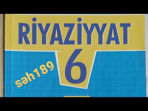 Derslik. Riyaziyyat 6-ci sinif seh 189 Tekrara aid tapşırıqlar