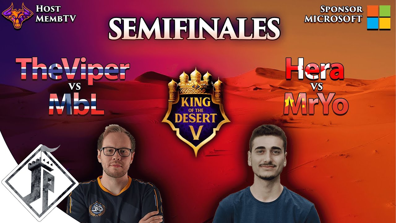 King of the Desert 5 - TheViper vs MbL - Hera vs MrYo [SEMIFINALES ...