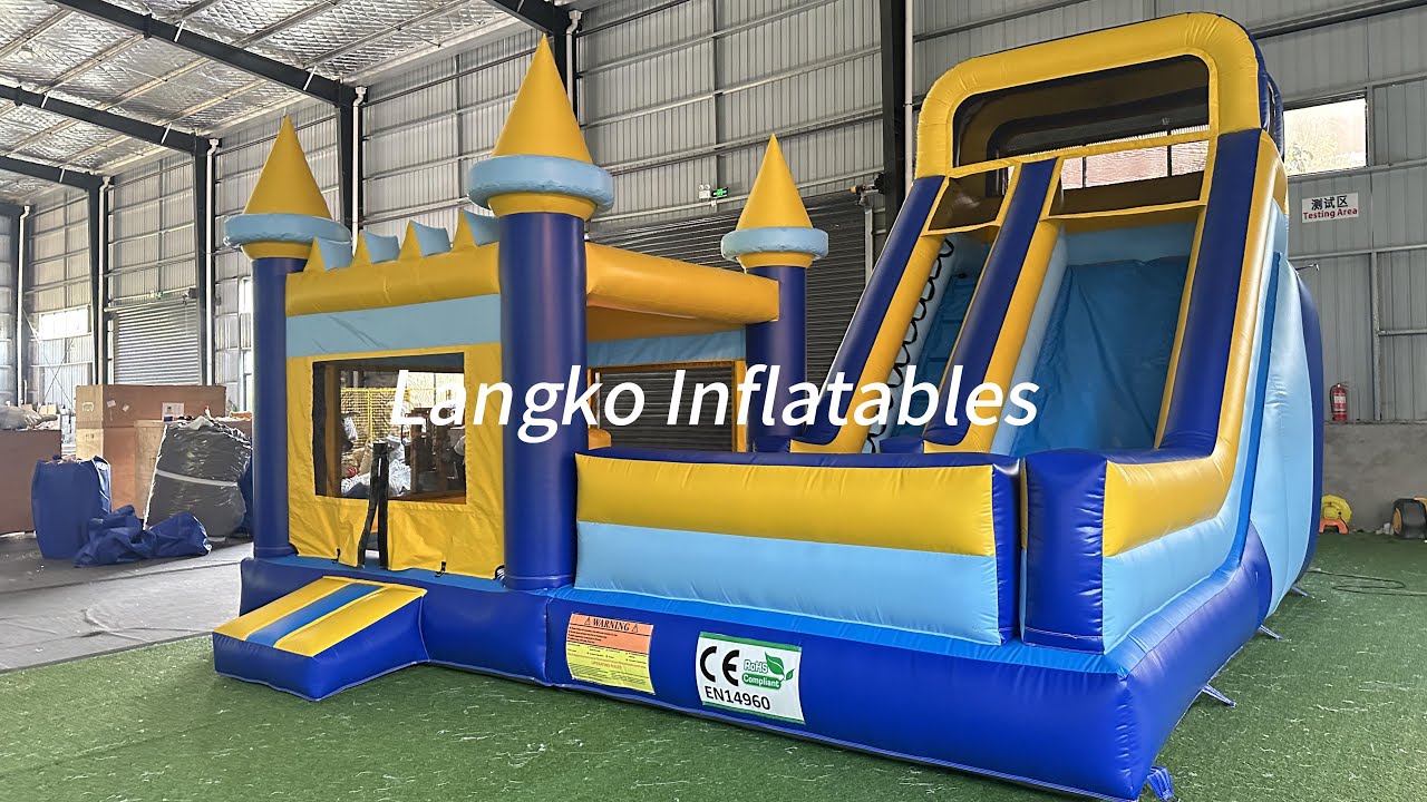 Epic Inflatable Castle with Slide – Ultimate Fun for Kids! - YouTube