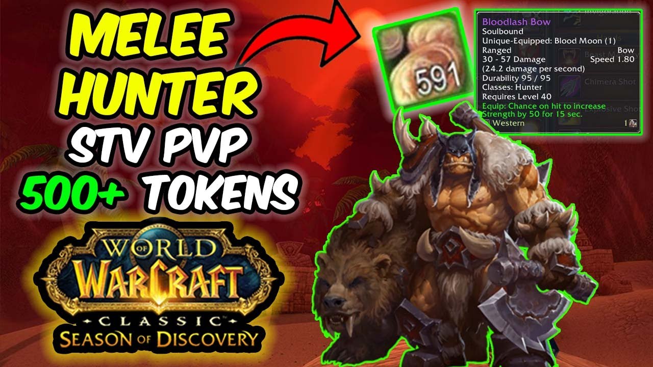 🏹 STV Melee Hunter PvP Gameplay (500+ Tokens (⚠️BUILD in Description ...