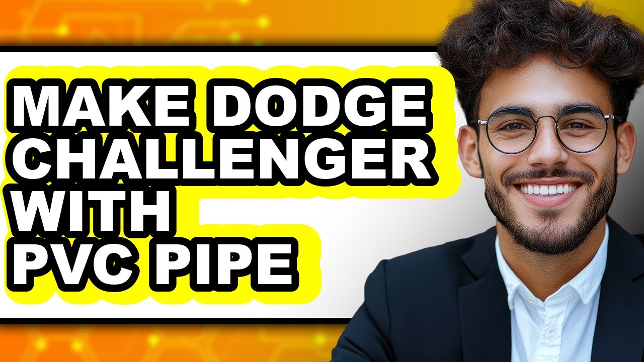 How to Make Dodge Challenger With PVC Pipe (Only Way) - YouTube
