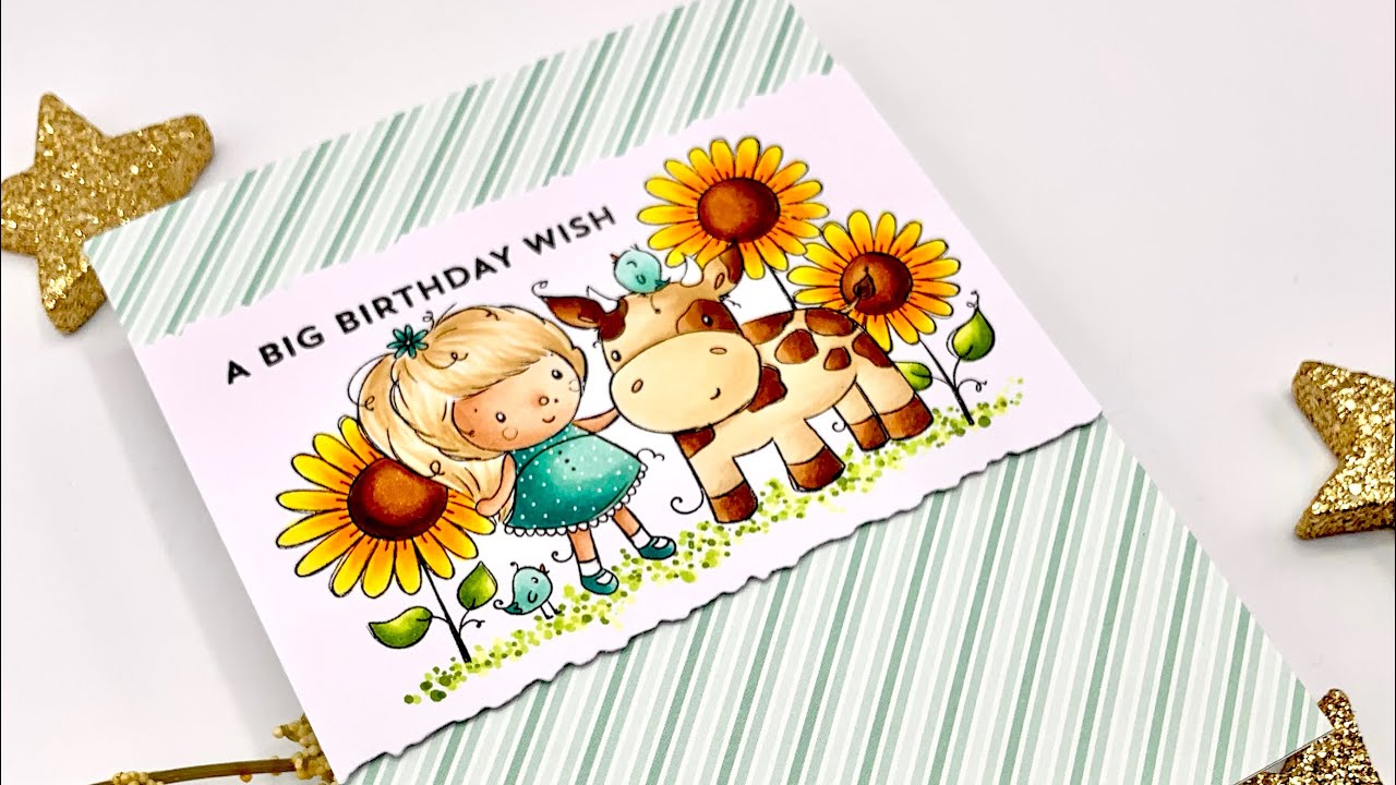 BIRTHDAY CARD: Rachelle Anne Miller - Sending Sunshine (digital stamp ...