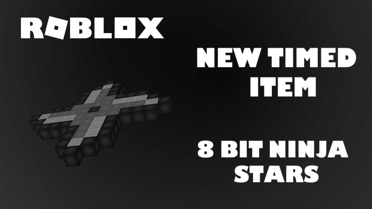 Roblox New 8-Bit Item Ninja Stars I Roblox Random Talk Ep. 23 - YouTube