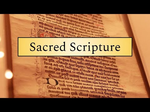 What Is Sacred Scripture and How Is It Unique? - YouTube
