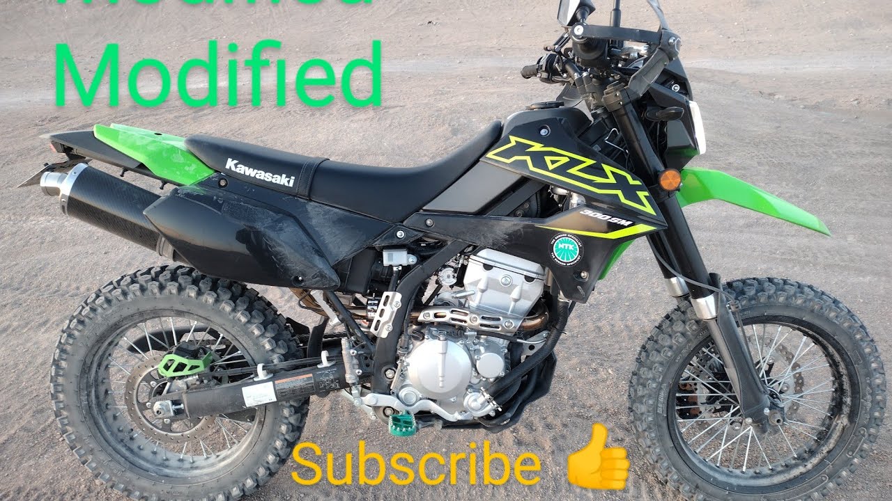 Kawasaki KLX 300 modifications - YouTube