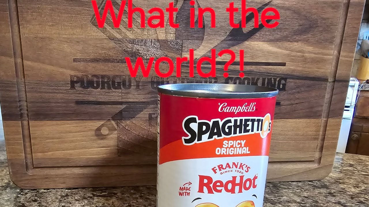 SpaghettiOs with Franks Red Hot! - YouTube