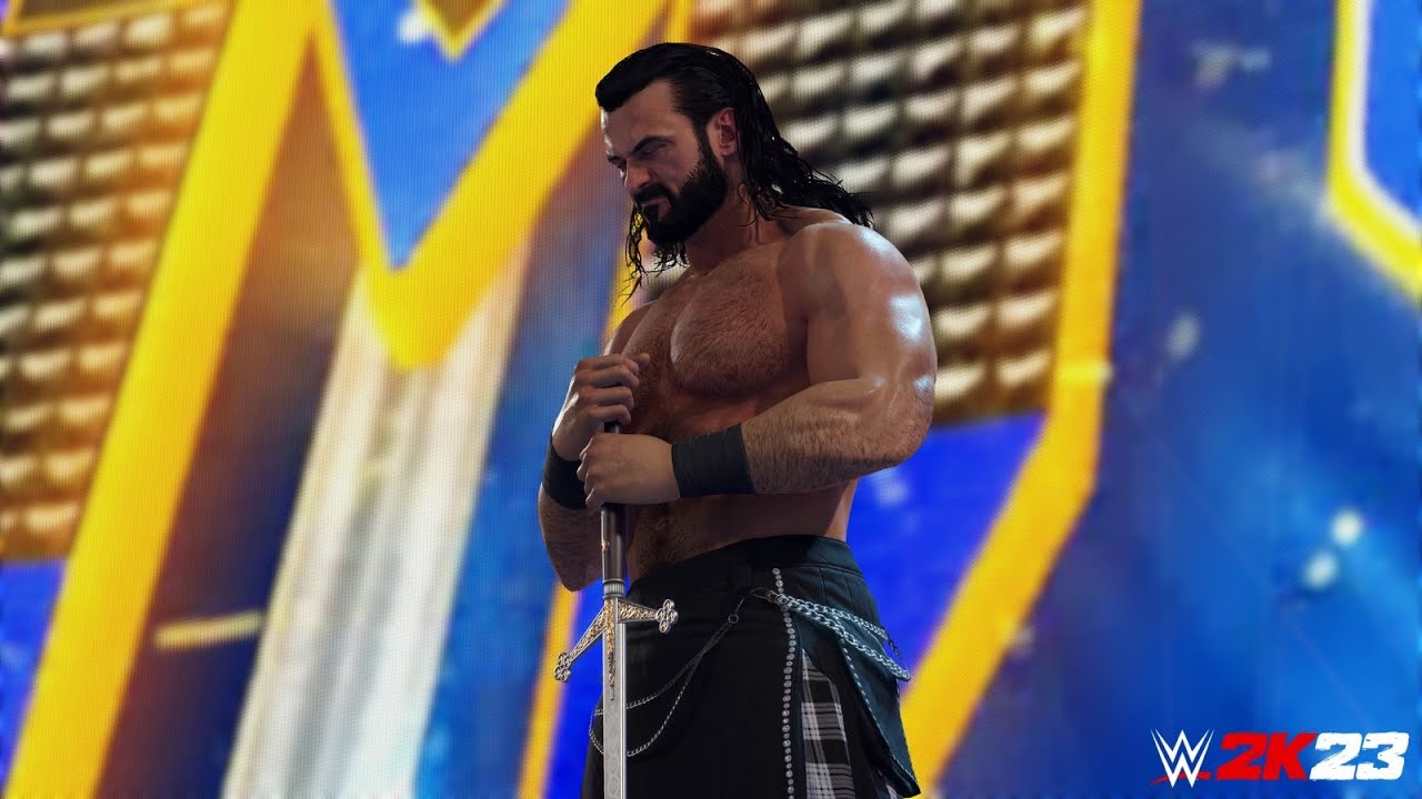 WWE 2K23 - Drew McIntyre Entrance, Signature, & Finisher! - YouTube