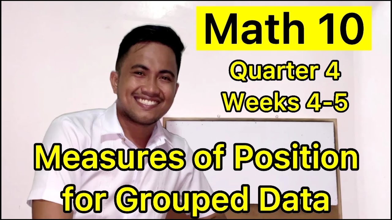 Math 10 Quarter 4 Weeks 4-5 MEASURES OF POSITION FOR GROUPED DATA ...