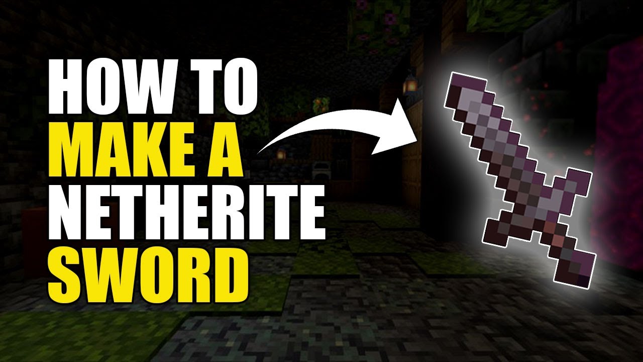 How to Make a Netherite Sword in Minecraft – Step-by-Step Guide! ⚔️🔥 ...