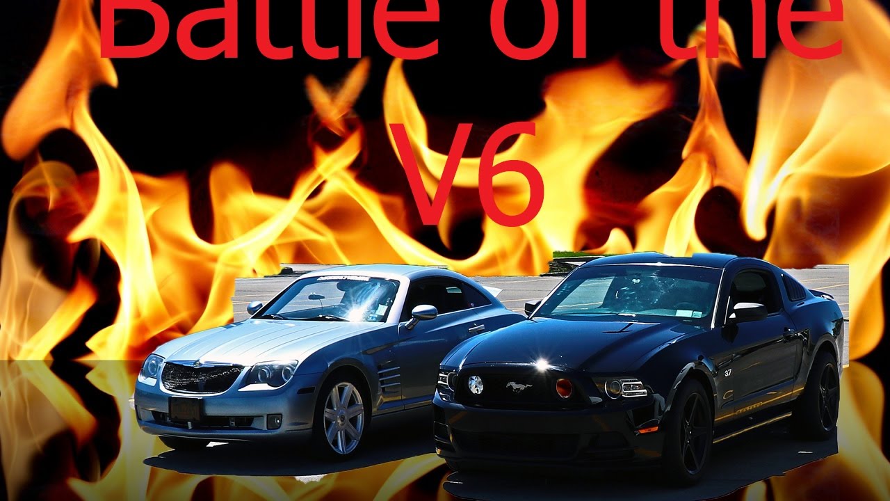 2013 Mustang V6 VS 2004 Chrysler Crossfire V6 - YouTube