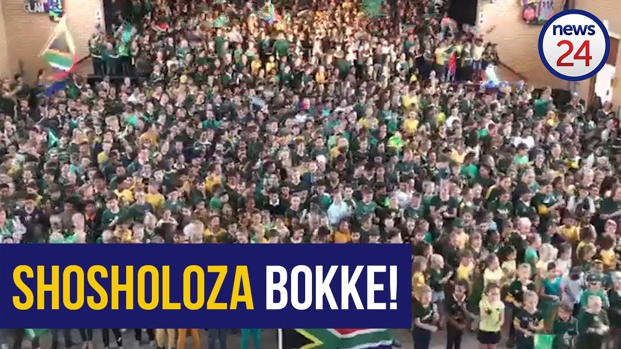 WATCH | Edgemead Primary schoolkids sing their hearts out for the Boks ...