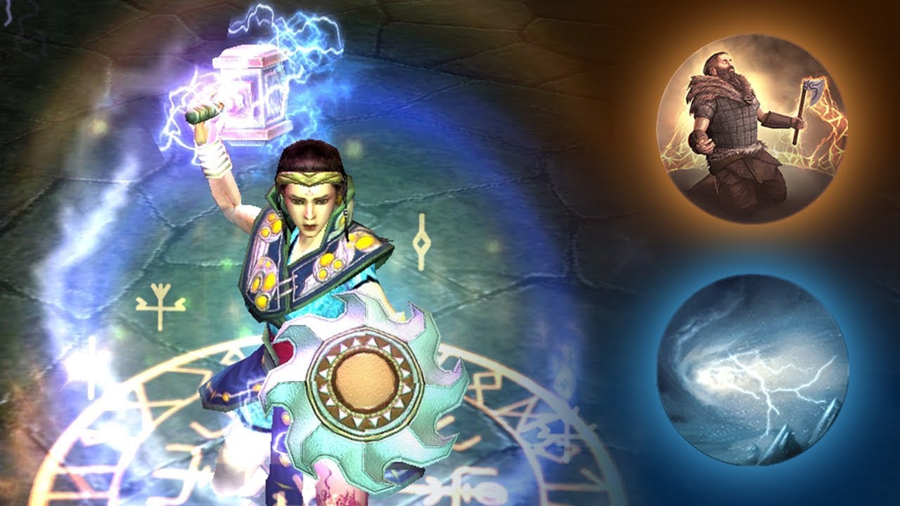 Titan Quest _ Captain Thor _ Elemental Mjonir/Shield Thunderer Build ...