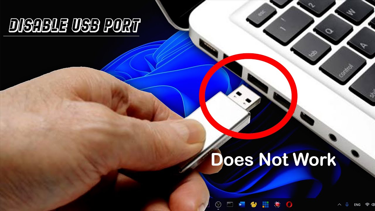 Disable and enable usb port windows 11 | Matikan fungsi port usb di ...