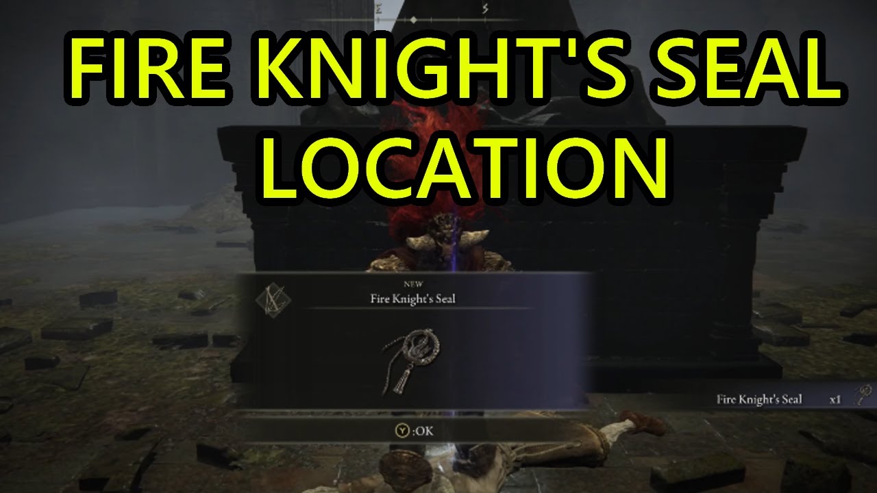 Fire Knight Seal Location Elden Ring and Death Mask Helm Location How ...