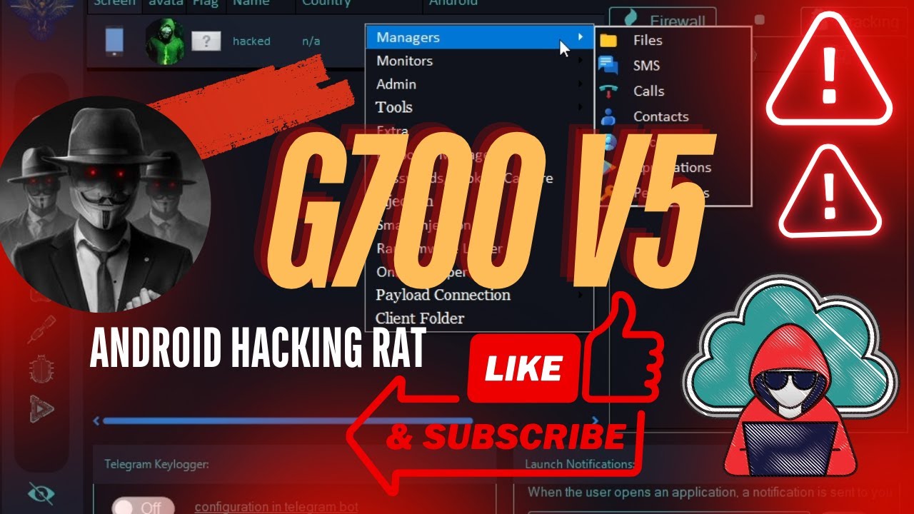 Top Best Hacking Tool - G700 v5 Andriod RAT | Latest 2025 # ...