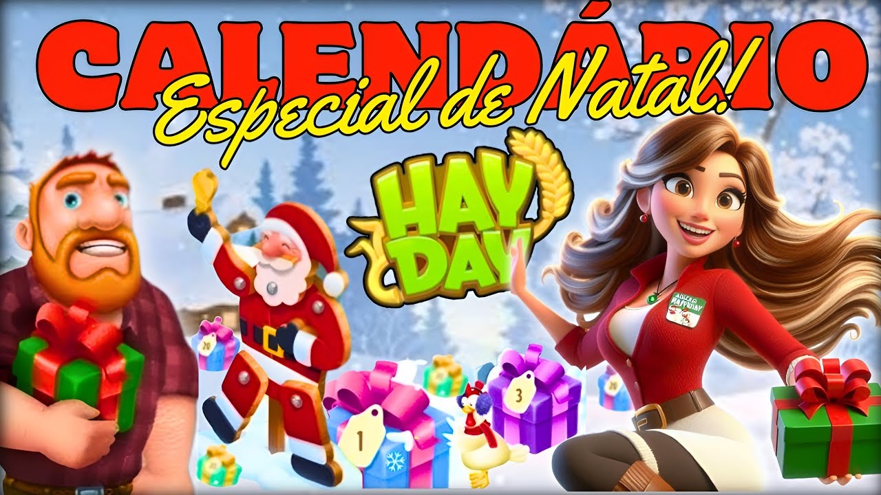 CALENDÁRIO ESPECIAL DE NATAL 2024 NA FAZENDA DO GREG! HAY DAY. - YouTube