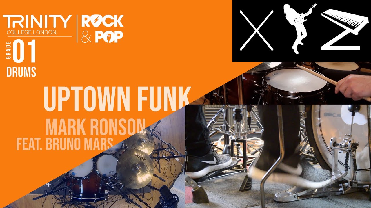 Trinity Rock & Pop Grade 1 Drums | Uptown Funk - YouTube