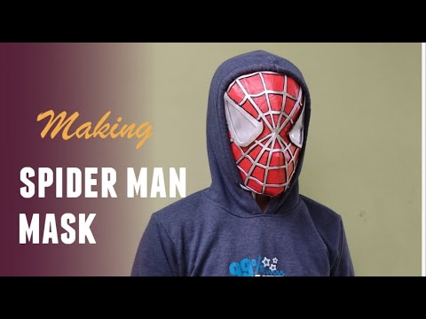 Making Tobey`s Spiderman Mask.Inspired from Sam Raimi`s Spiderman.With ...