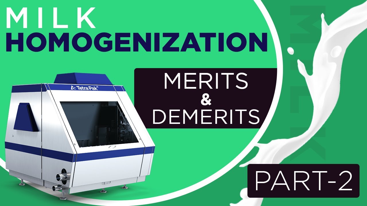 Homogenization process of milk | Merits & Demerits | Part2 - YouTube
