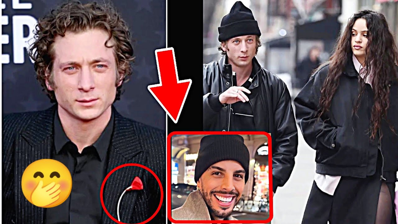 ¿Rosalía está detrás del broche rojo de Jeremy Allen White y Rauvw ...