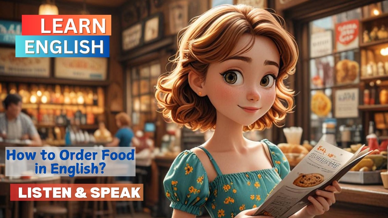 How to Order Food in English? | English Listening Skills - Speaking ...