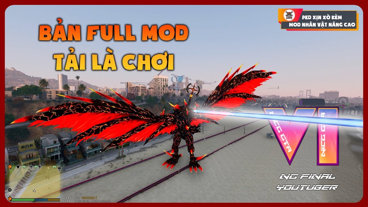 BẢN FULL MOD GTA 5 - TẢI LÀ CHƠI | FULL TÍNH NĂNG CHO YOUTUBER | UPDATE ...