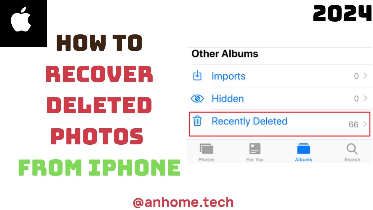How to Recover Deleted Photos from Your iPhone | Recover Deleted Album ...