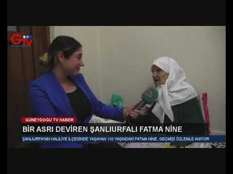 110 yaşındaki Şanlıurfalı Fatma Nine