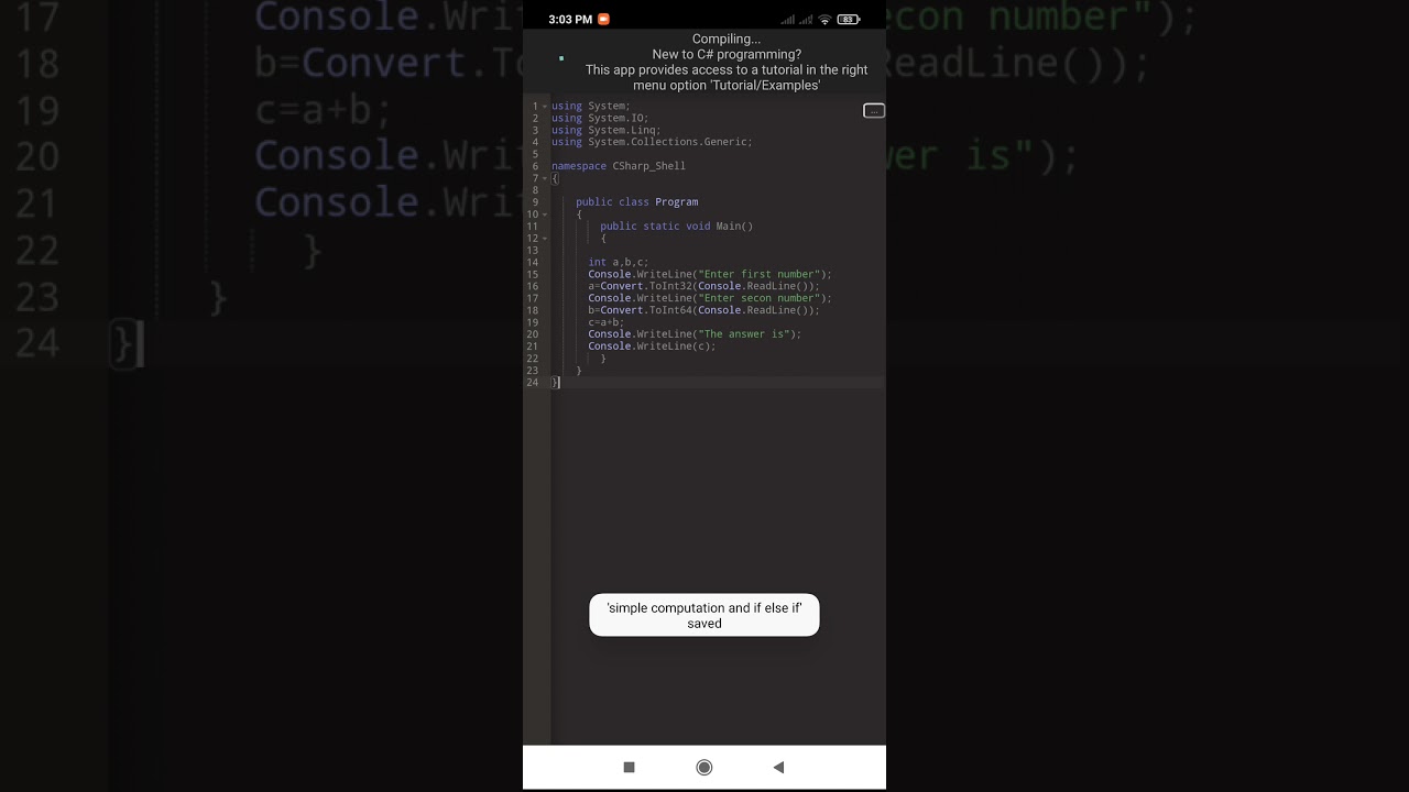 C# Offline Compiler(Console) - YouTube