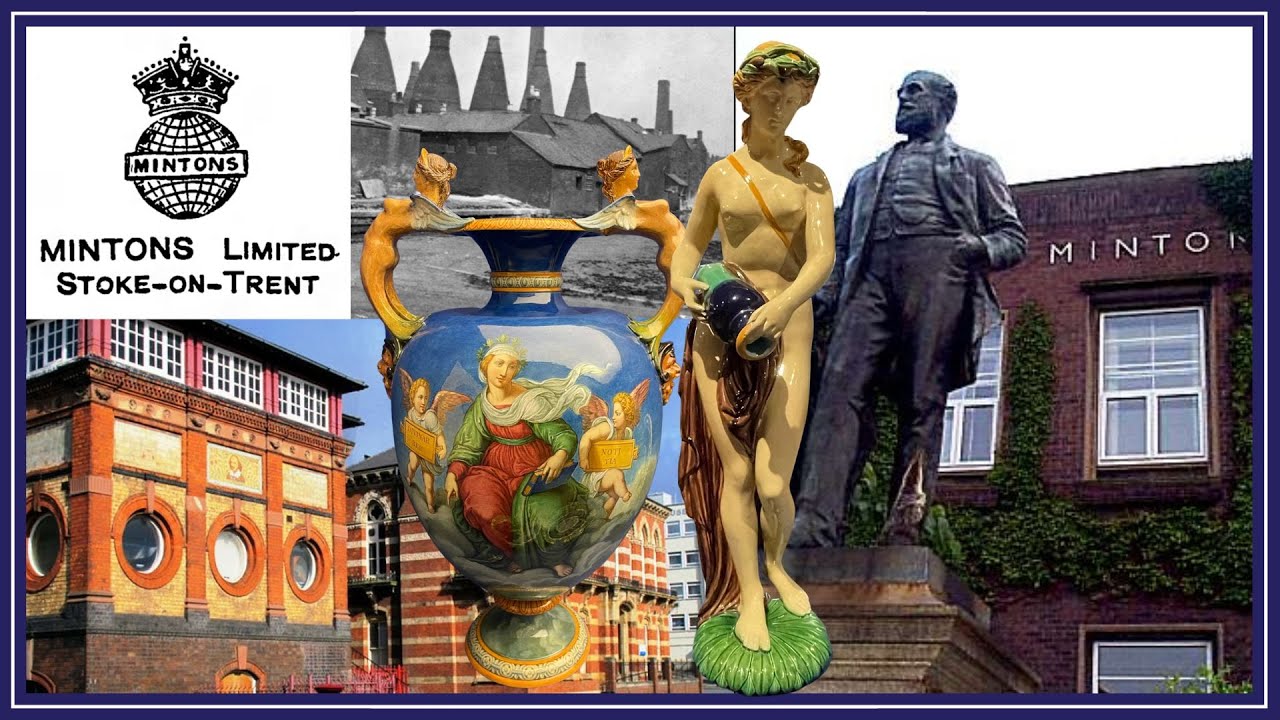 Mintons Pottery in Stoke-on-Trent: Majolica, Its Ceramic Legacy - YouTube