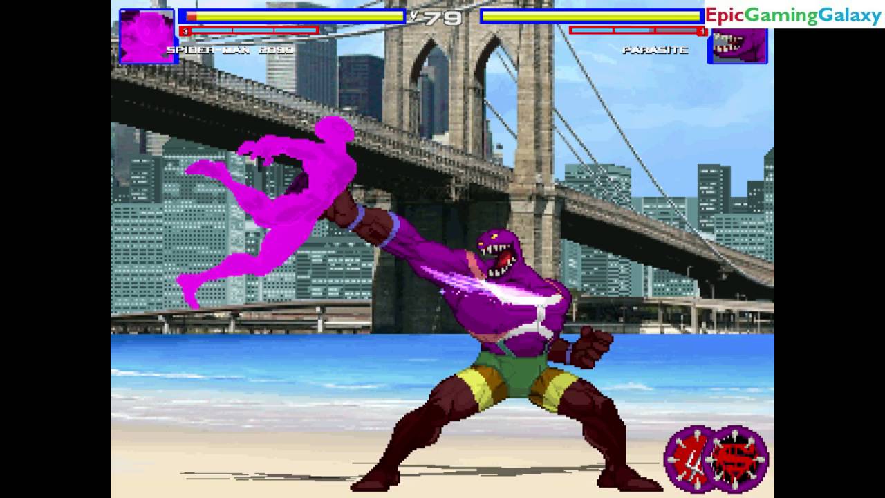 Parasite VS Spider-Man 2099 The Superhero In A Marvel VS DC MUGEN ...