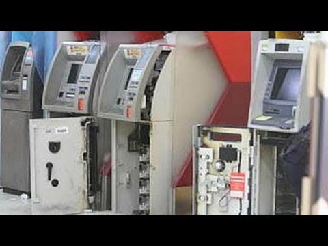 ATM theft: Robbers take RM270,920 from Malaysia mall ATM machine - YouTube