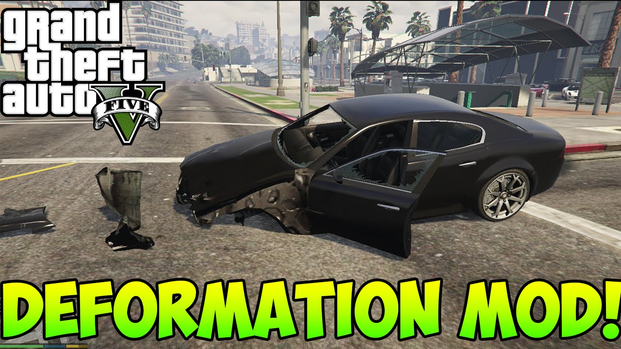 GTA 5 PC Mods! | GTA 5 PC Realistic Vehicle Damage Mod (GTA IV Vehicle ...