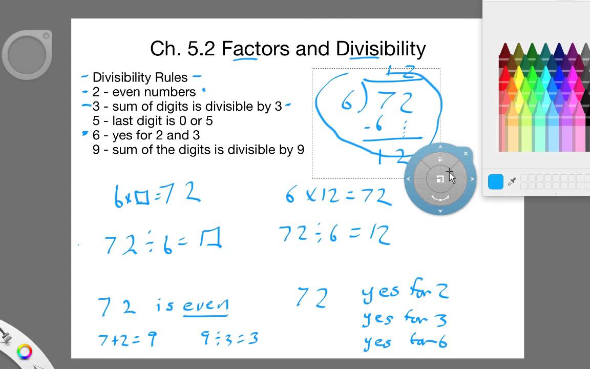 4th 5.2 Factors and Divisibility - YouTube