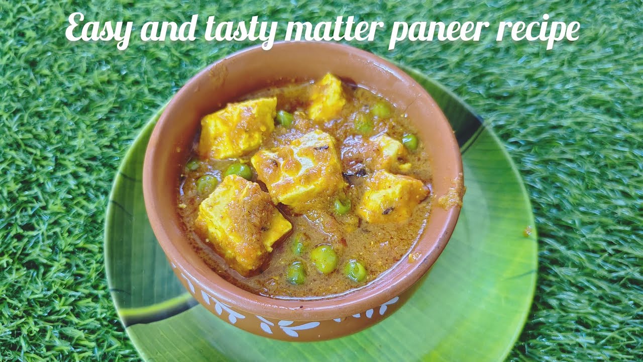 Desi style mattar paneer - YouTube