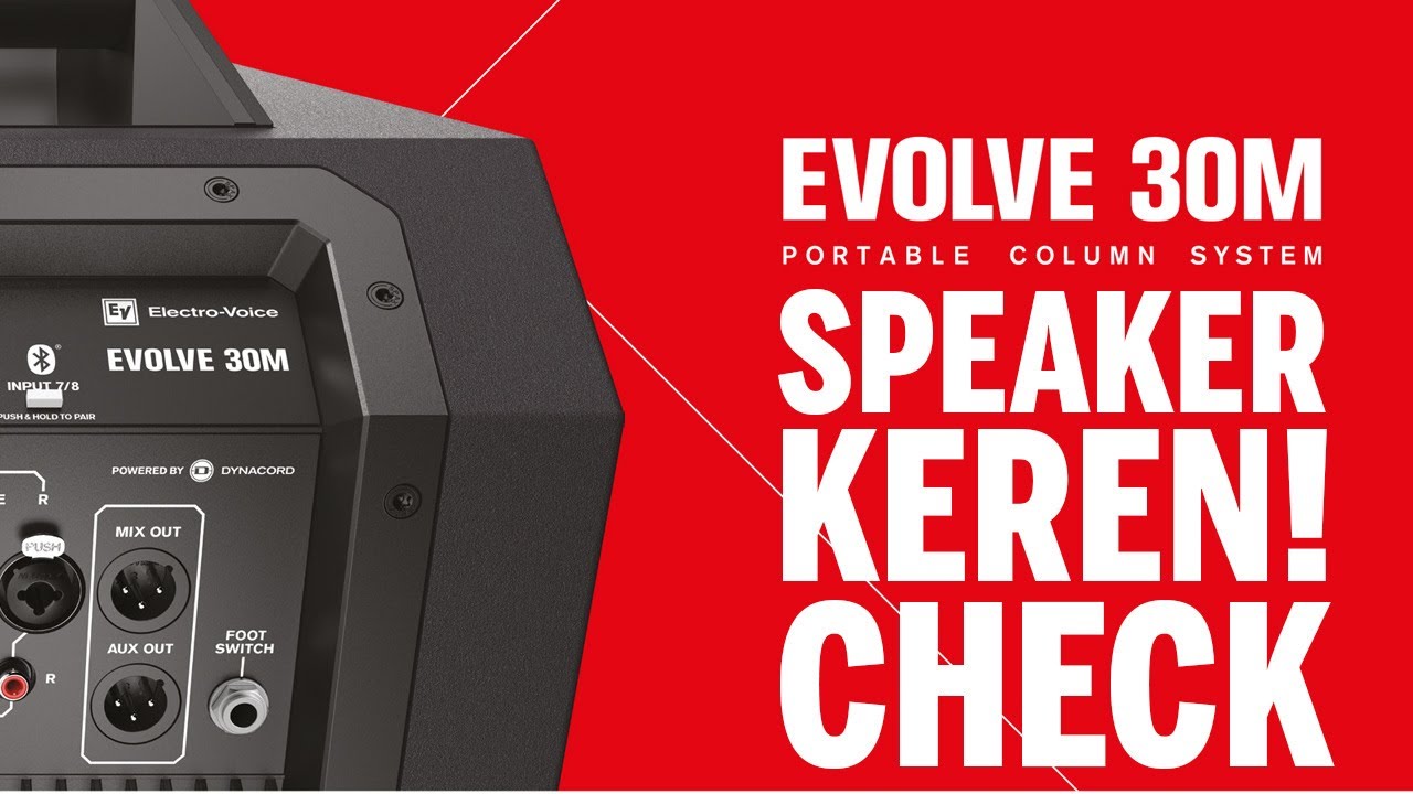 SPEAKER KEREN CHECK EV EVOLVE 30 M | Suara Visual Indonesia - YouTube