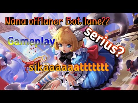 Tutorial Gameplay Nana Bot Lane - YouTube