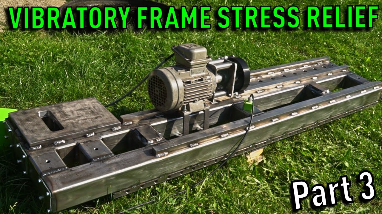 Vibratory Stress Relief of The Welded Frame! - DIY CNC Metal Lathe ...