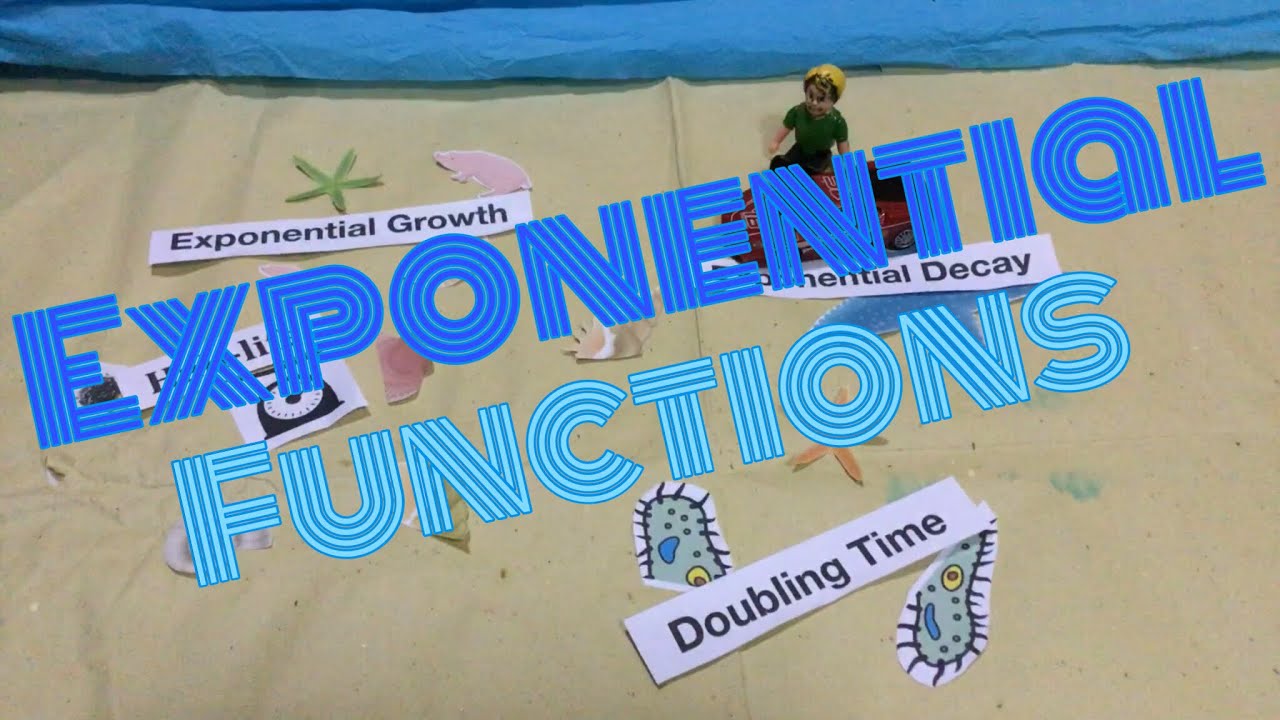 Solving Exponential Growth and Decay, Half-life and Doubling time - YouTube