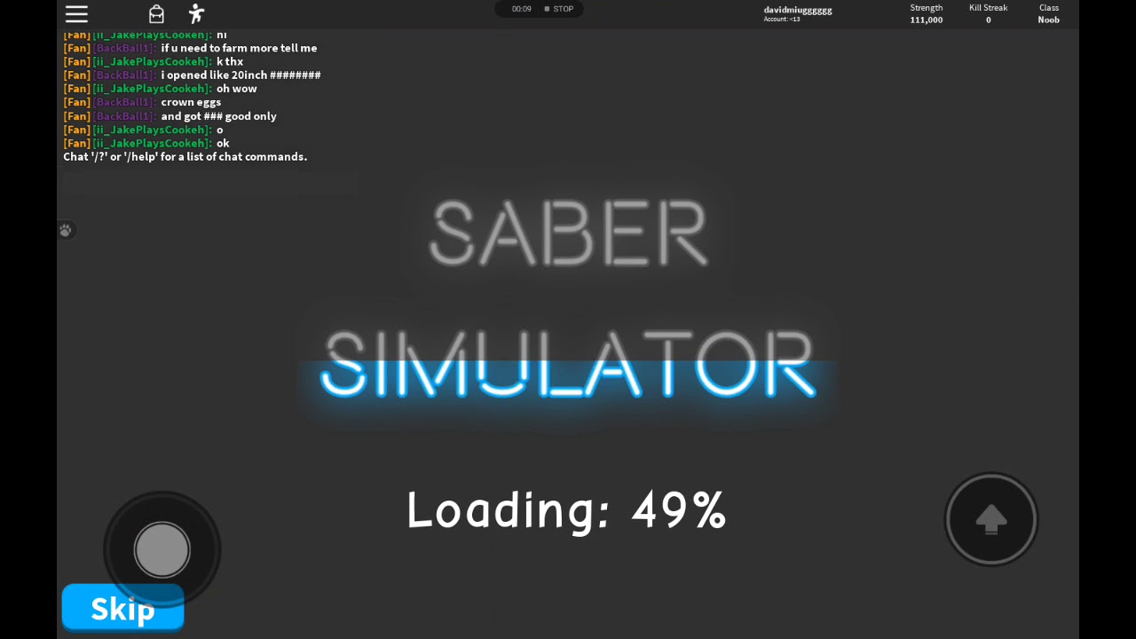 SABER SIM FIRST TIME PLAYING - YouTube
