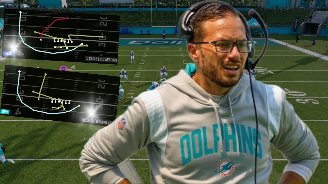 Dolphins Offense in Madden 25 |Split Close Pro|! - YouTube