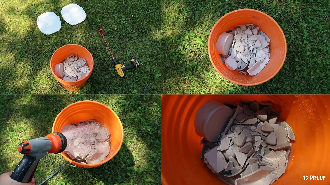 how to reclaim clay! simple & easy steps for newbie potters! - YouTube