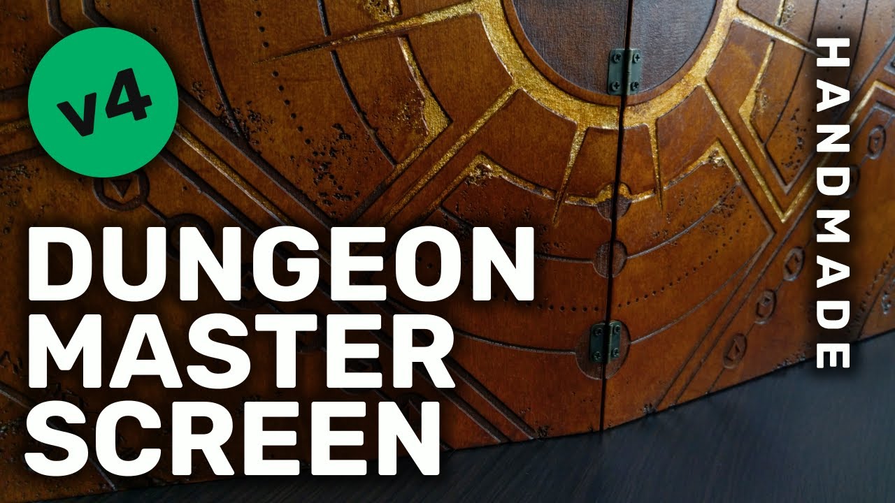 Custom Wood DM Screen for Epic Game Masters - YouTube