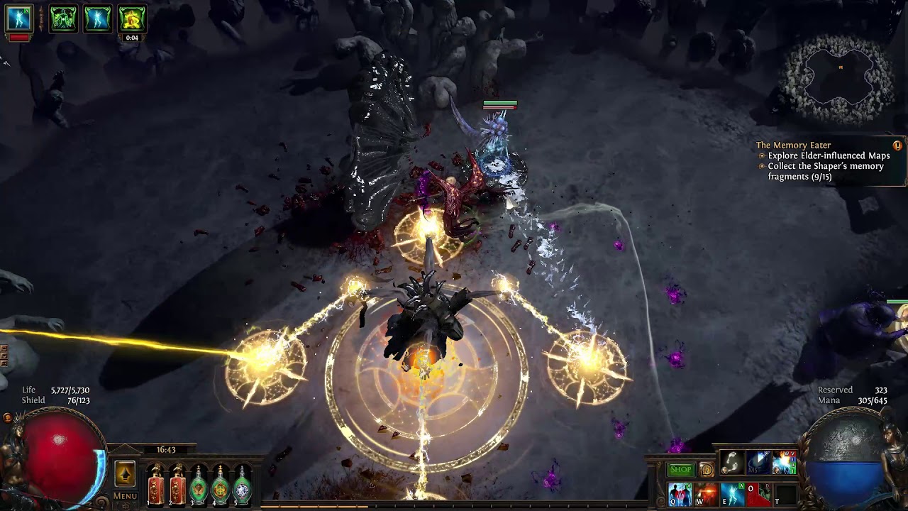 Elemental Hit Deadeye Red Elder Incursion League - YouTube